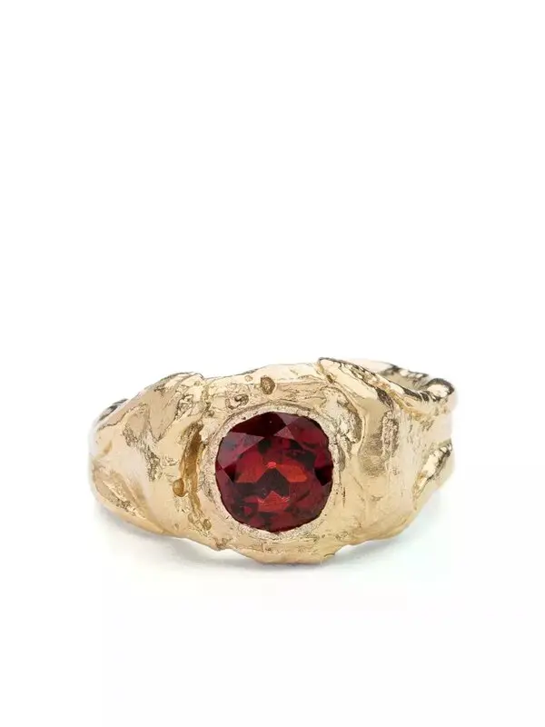 ALICE WAESE 14k Yellow Garnet Ring