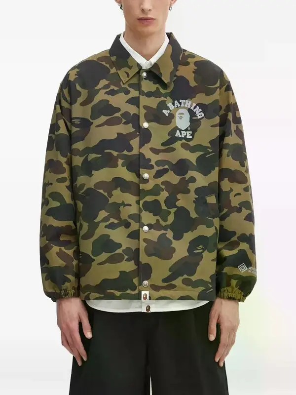 A BATHING APE® Camo-print Coach Jacket