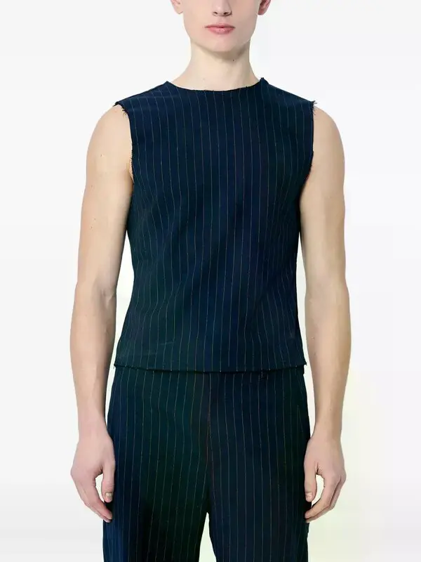 ENTIRE STUDIOS Pinstriped Sleeveless Vest
