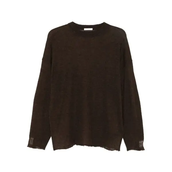 HAIKURE Sweater With Frayed Hem