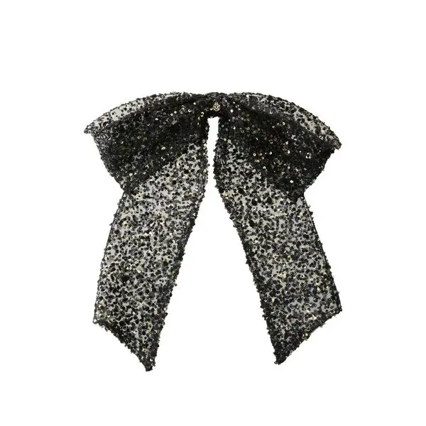 MAISON MICHEL Wendy Sequin Hair Accessory - Black