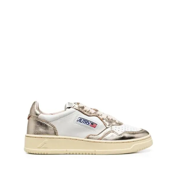 AUTRY Low Top Sneakers - White/gold