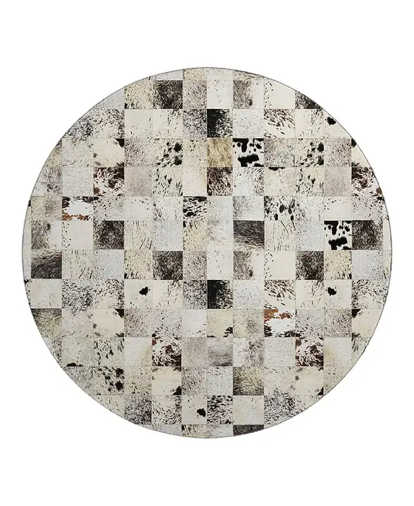 DALYN RUG COMPANY Dalyn Bozeman Bm10 Round Area Rug, 8' X 8 - Cream