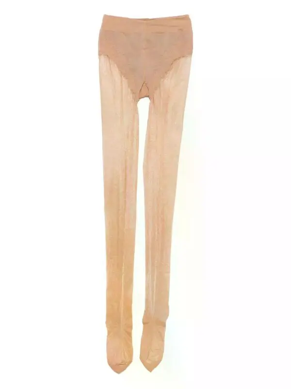 Falke Lace-top Tights - Neutrals