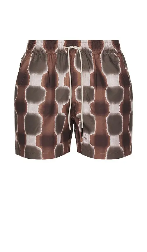Oas Totemic Print Swim Shorts - Multi