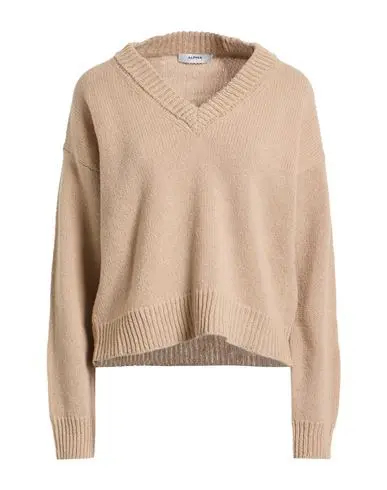 Alpha Studio Merino Wool Sweater - Beige