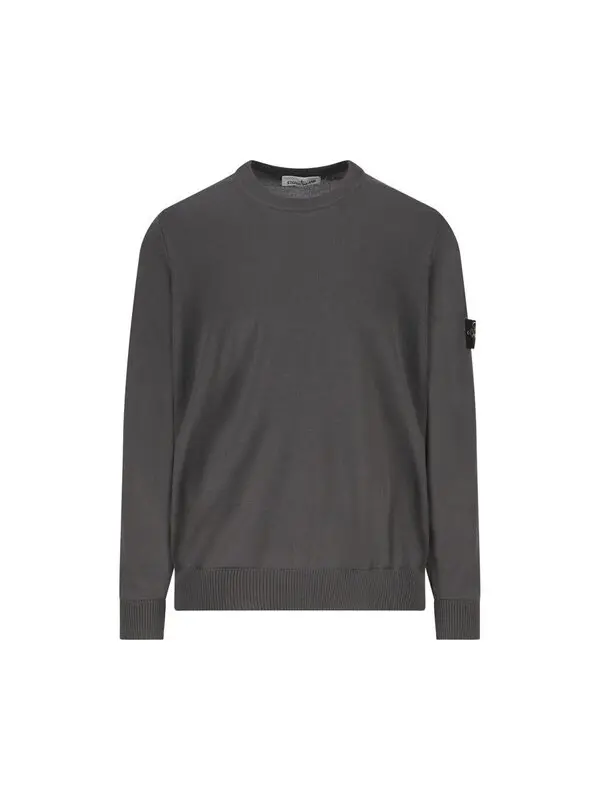 Stone Island Wool Sweater - Gray