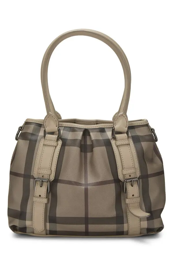 Burberry Smoked Check North Field Convertible Shoulder Bag