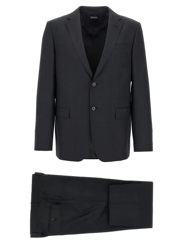 Zegna Wool Dress One Hundred And Twenty Thousand - Gray