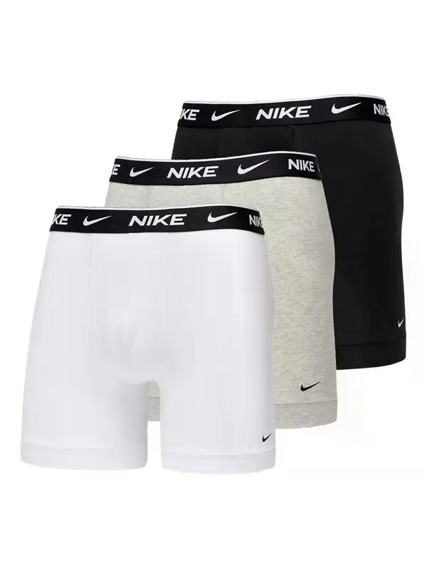 Nike Dri-fit Logo-waistband Boxer Briefs - White