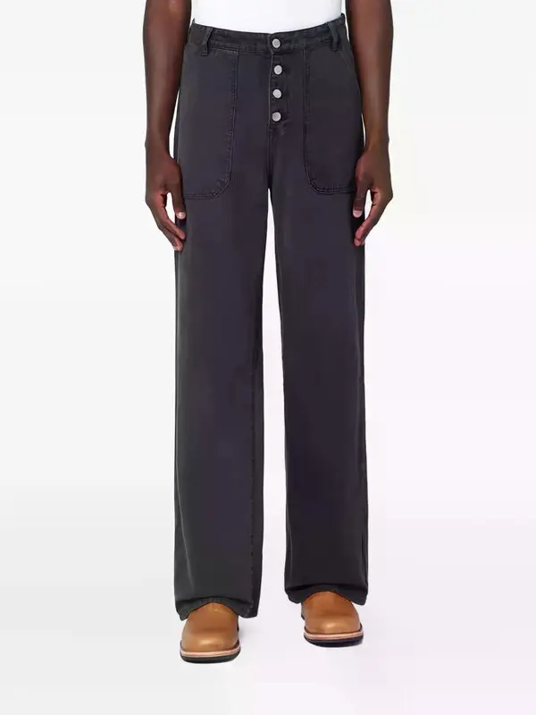 BASKETCASE Button-fastening Straight Leg Jeans