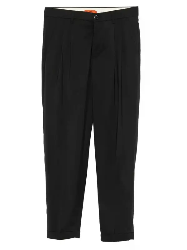 Barena Venezia Pleated Wool Trousers - Grey