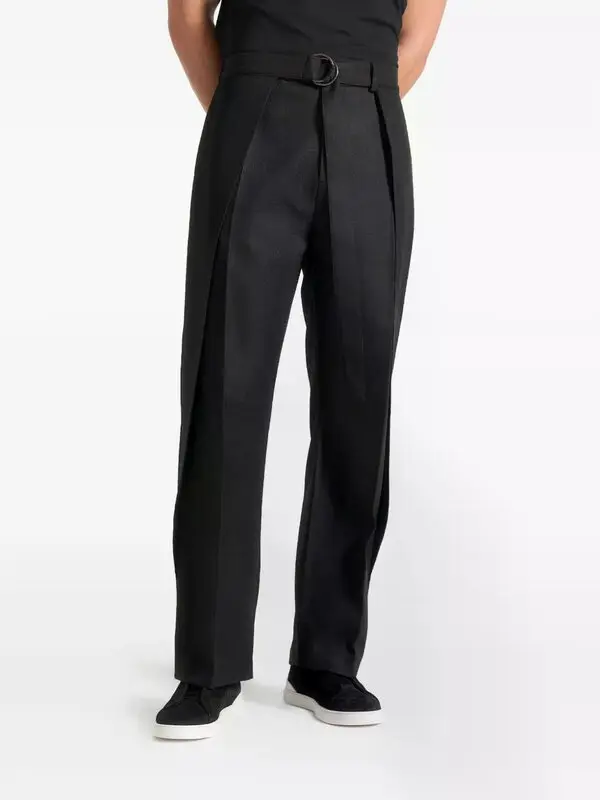 Manière De Voir Charles Wrap Leg Tailored Trousers