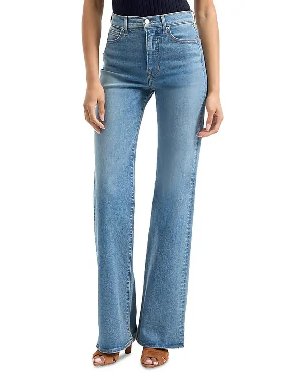Veronica Beard Crosbie High-rise Wide-leg Jeans