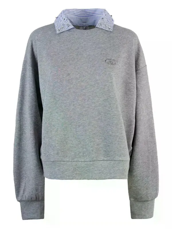 Liu Jo Embellished-collar Sweatshirt