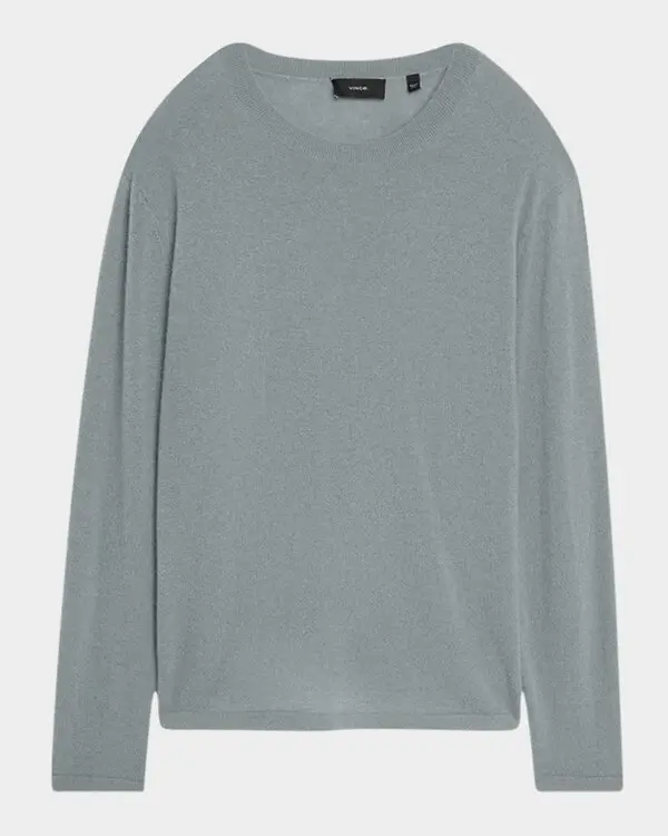 Vince Cashmere And Mulberry Silk Long-sleeve T-shirt