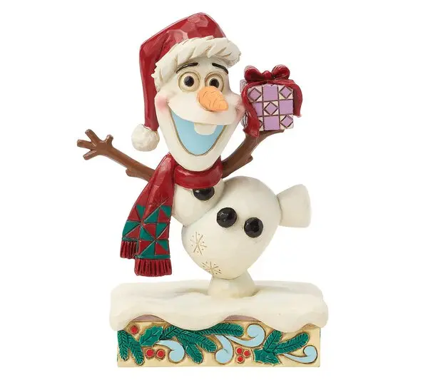JIM SHORE Disney Traditions Olaf Personality Po Se 4.65in H