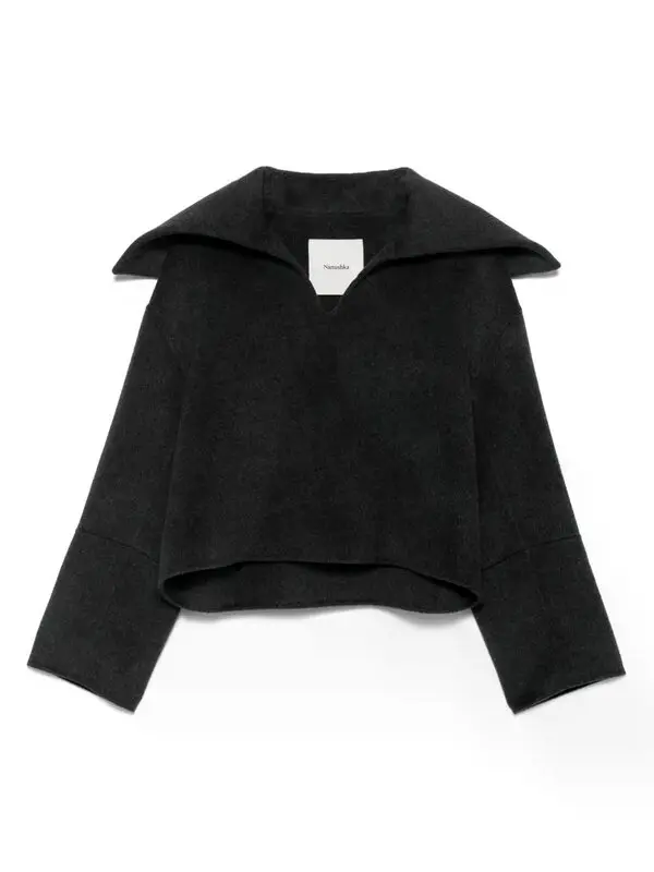 Nanushka Oversized-collar Sweater