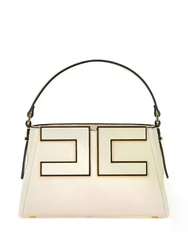 Elisabetta Franchi Small Logo-plaque Top-handle Tote Bag