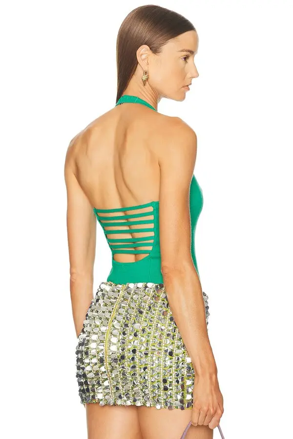 Fleur Du Mal Sofia Bodysuit - Emerald
