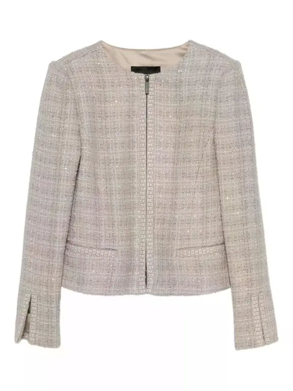 Emporio Armani Tweed Sequined Jacket