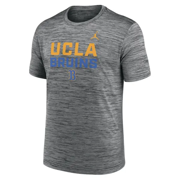 JORDAN Ucla Campus Center Stack Velocity Dri-fit College T-shirt