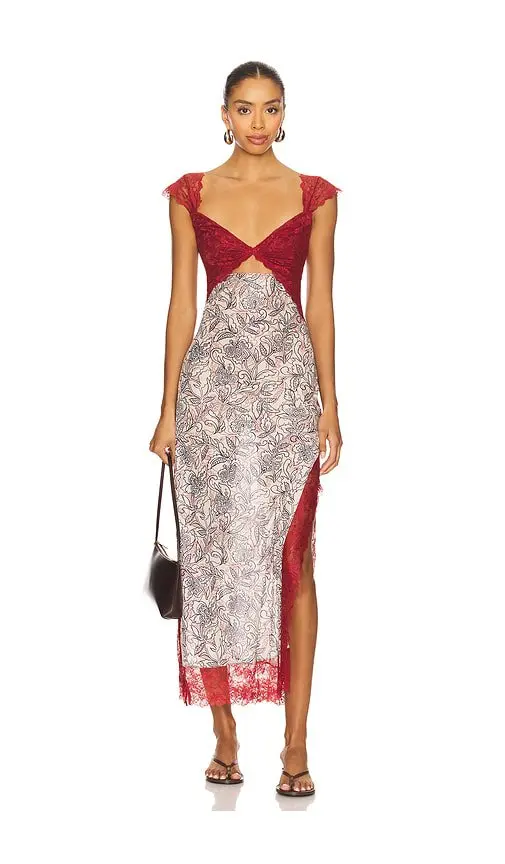 Free People X Intimately Fp Suddenly Fine Maxi Slip Dress