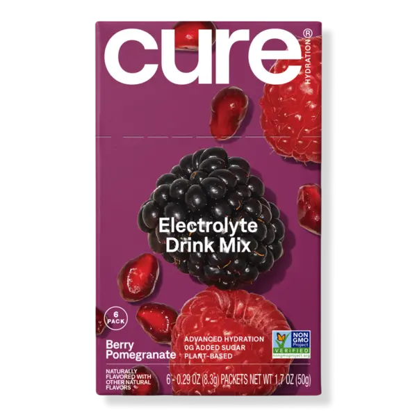 CURE HYDRATION Electrolyte Drink Mix Berry Pomegranate