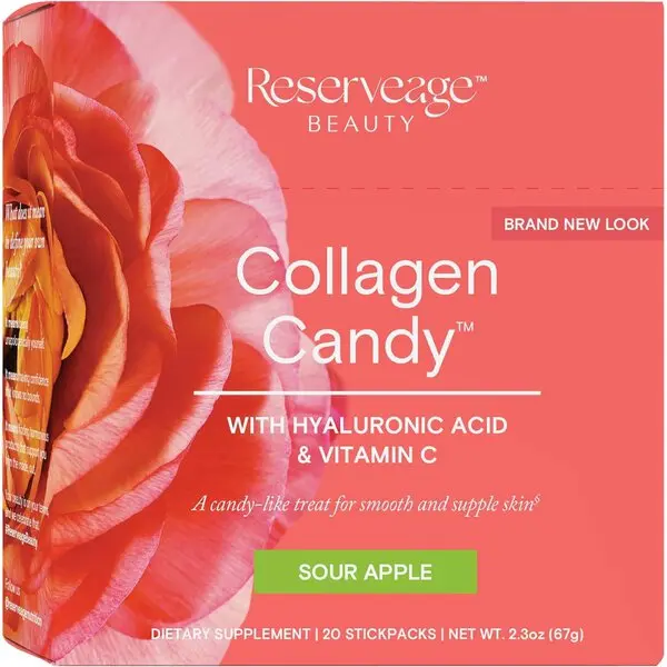 RESERVEAGE Collagen Candy Sour Apple 20 Packets