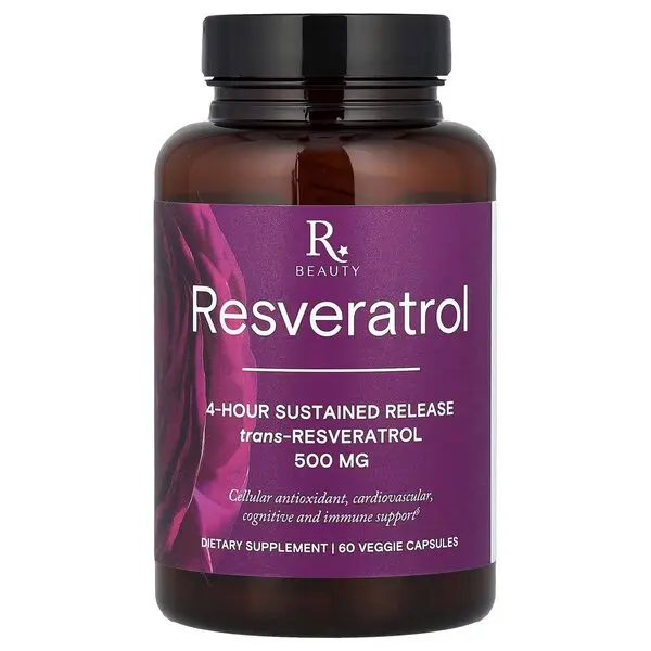 RESERVEAGE Resveratrol 60 Capsules