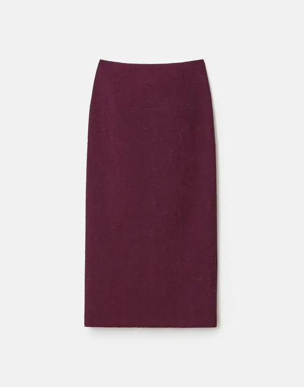 Lafayette 148 New York Patterned Jacquard Straight Midi Pencil Skirt