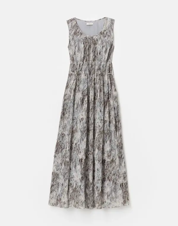 Lafayette 148 New York Printed Georgette Maxi Dress