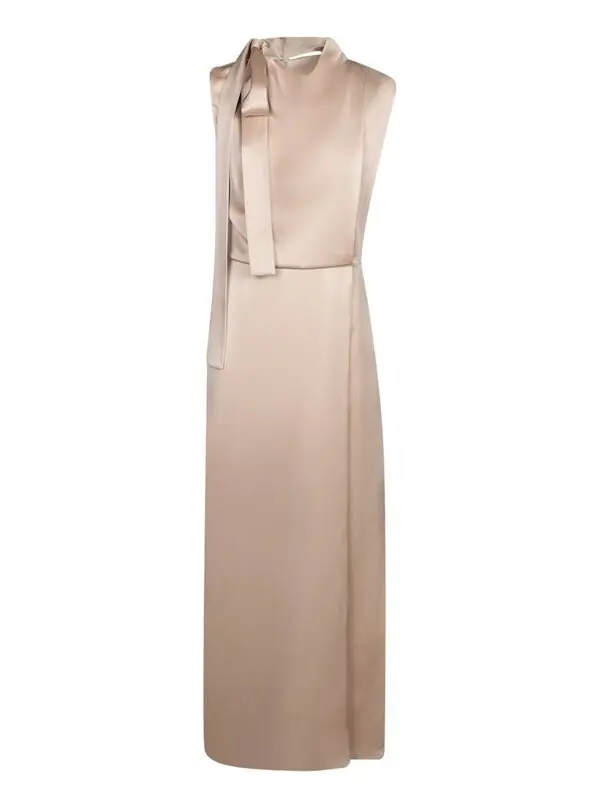 Fendi Sleeveless Dress With Bow Detail
