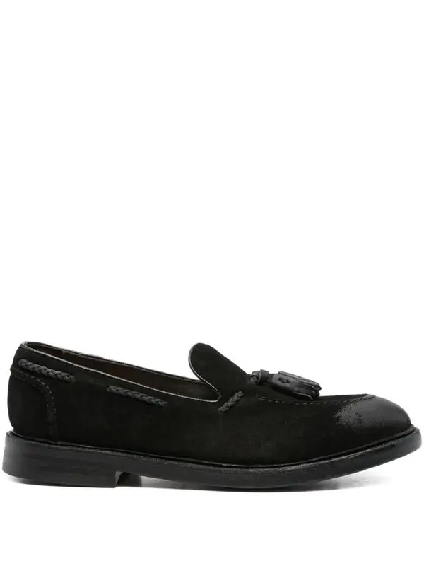 CENERE GB Tassel Loafers - Black
