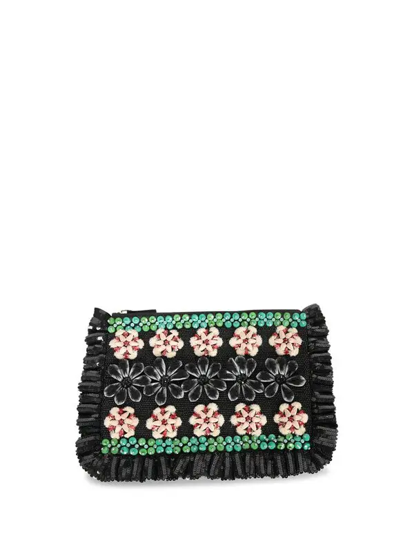 La DoubleJ Embroidered Clutch - Multicolor