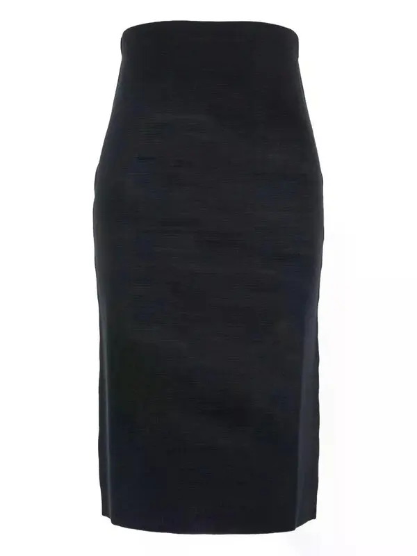 SEMICOUTURE Zip-fastening Midi Skirt
