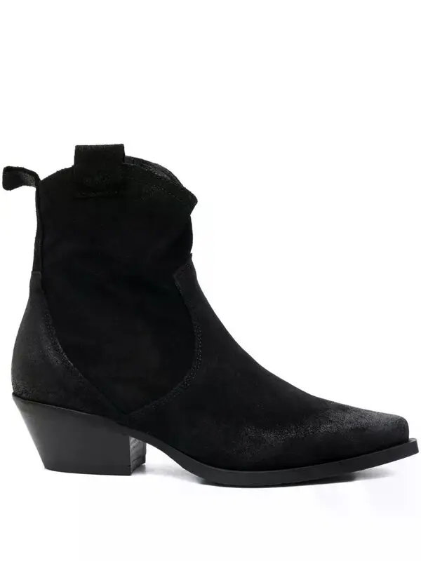 METISSE 50mm Texan Pointed-toe Zip Boots