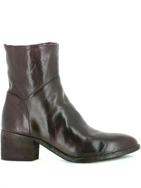 Officine Creative Zipped Block-heel Boots