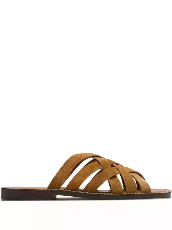 Brunello Cucinelli Woven Leather Sandals