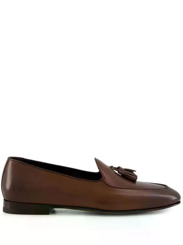 Manolo Blahnik Lennox Tasselled Loafers - Brown
