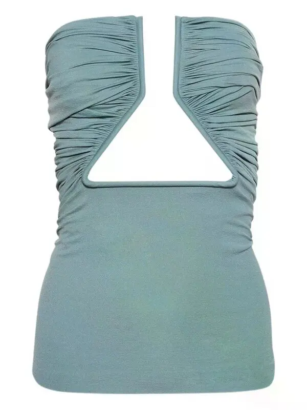 Rick Owens Strapless Cut-out Top