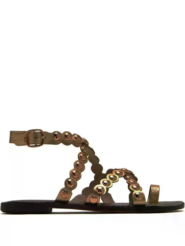 Sam Edelman Gloria Studded Sandals - Yellow