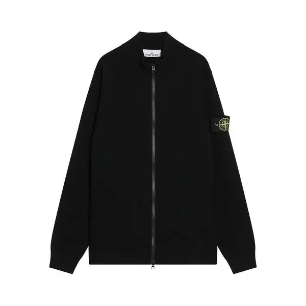 Stone Island Wool Sweater - Black