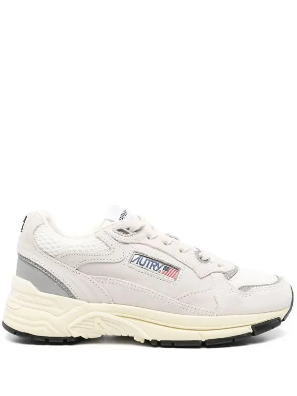 AUTRY Hyperway Low Sneakers - Bianco E Argento