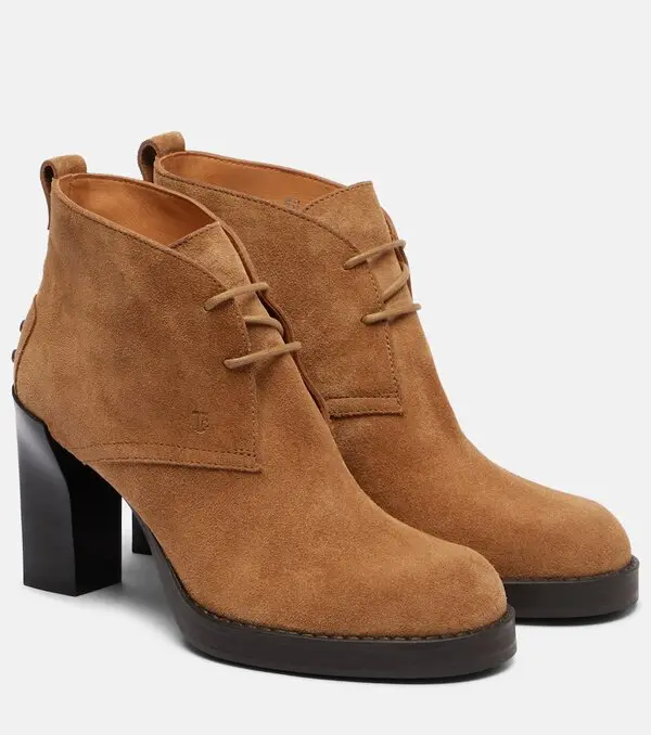 TOD'S Suede Ankle Boots