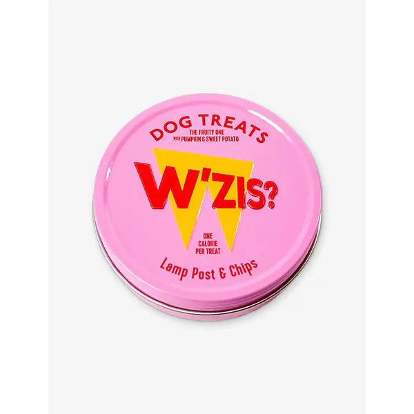 WZIS Lamp Post And Chips Dog Treat Tin 50g