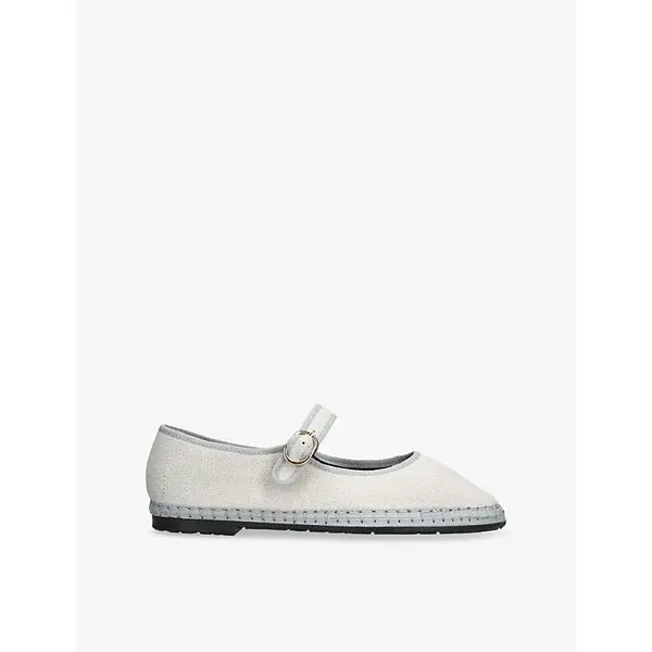 FLABELUS Dalloway Linen Ballet Flats