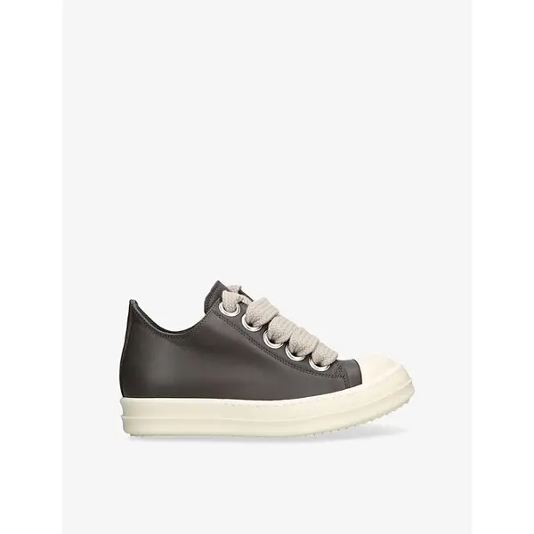Rick Owens Jumbolace Low Leather Low-top Trainers