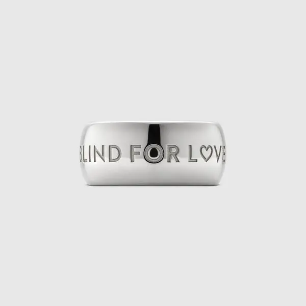 Gucci Blind For Love Wide Ring