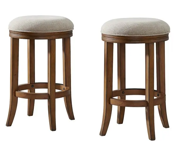 ALATERRE FURNITURE Natick Set Of 2 Counter Heig Ht Stools